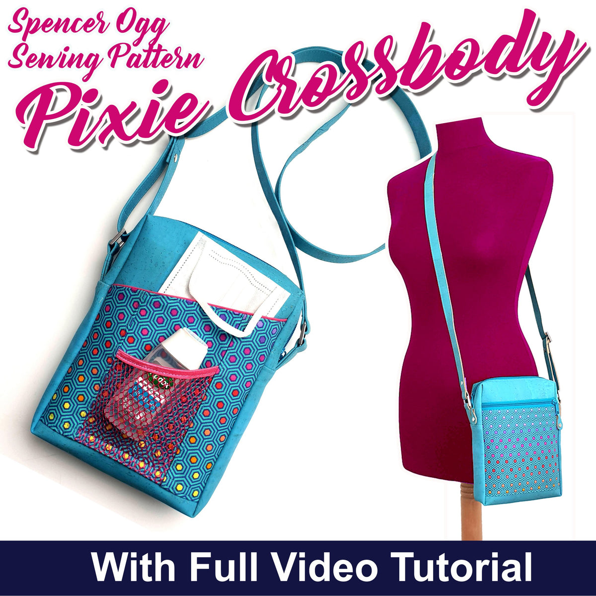 The Pixie Crossbody Bag (with video) – Sew Modern Bags