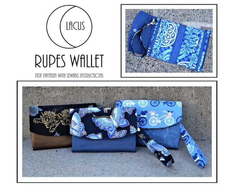Rupes Wallet – Sew Modern Bags