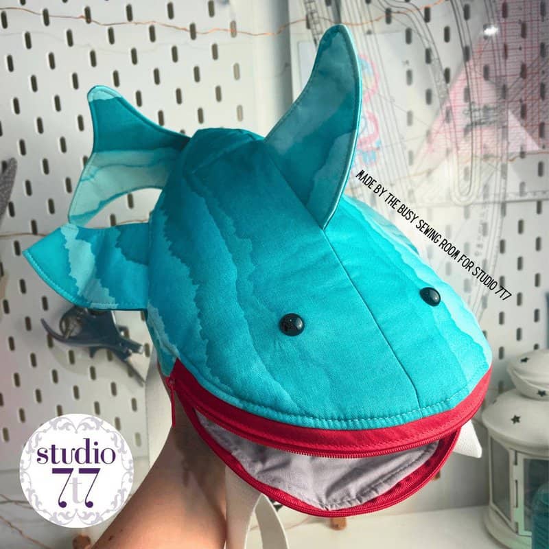 Shark Backpack (+ video) – Sew Modern Bags