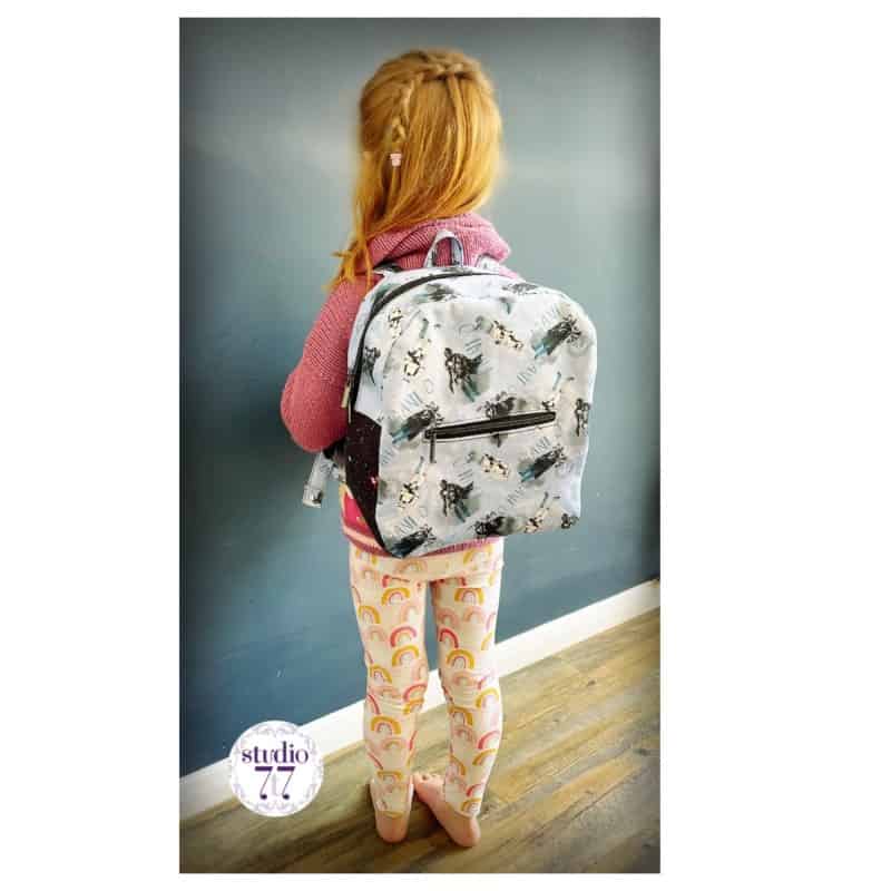 The Luna Backpack (with video) with Monster Add-On – Sew Modern Bags