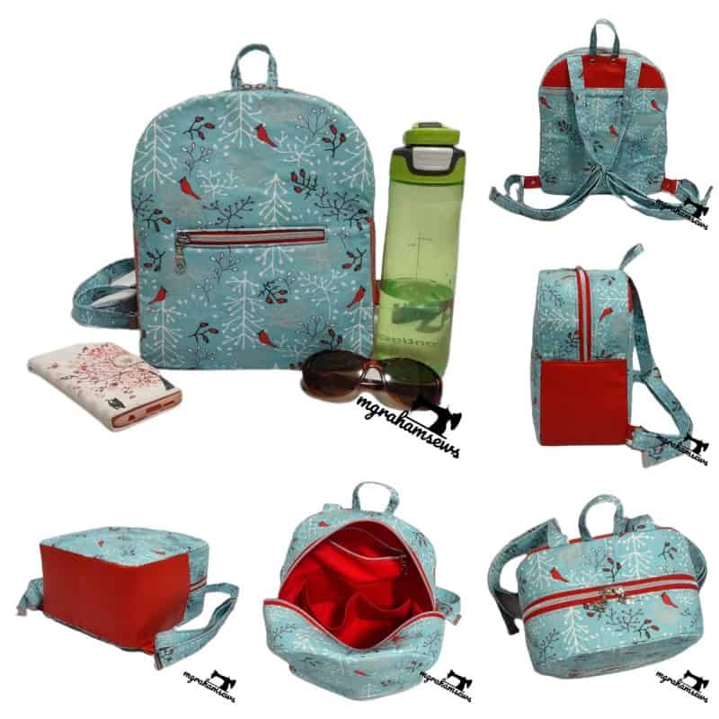 The Luna Backpack (with video) with Monster Add-On – Sew Modern Bags
