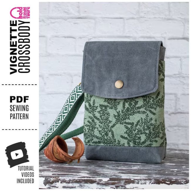 Vignette Phone Crossbody Bag (with videos) – Sew Modern Bags