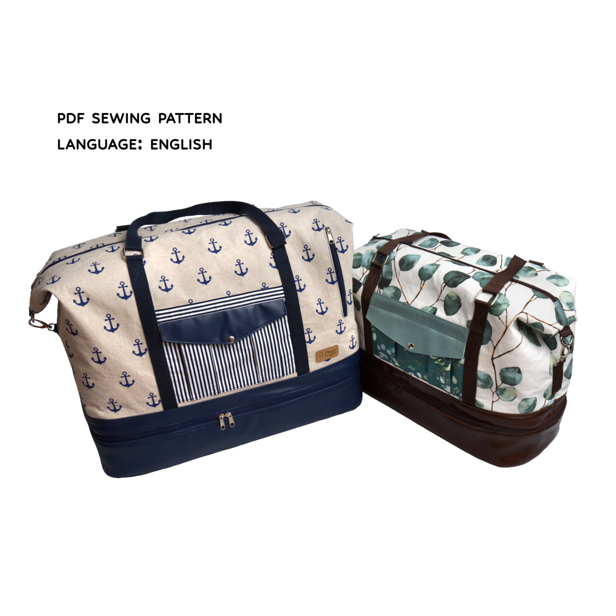 Wanda Travel Bag (2 Sizes) – Sew Modern Bags