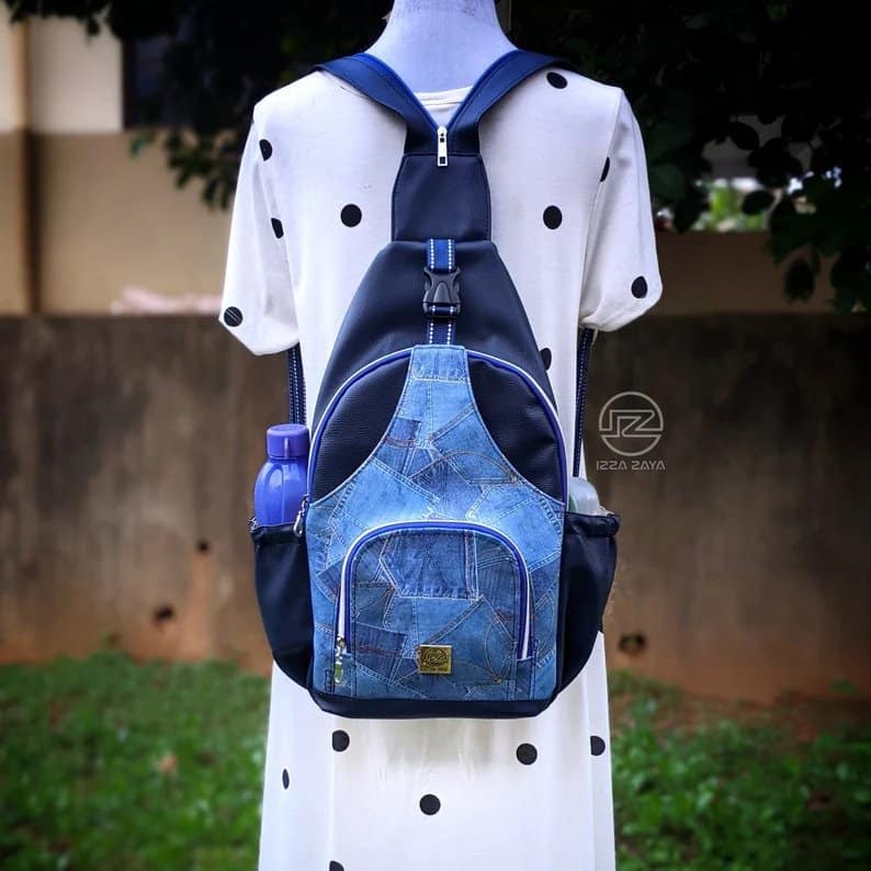 Wayfarer 2.0 Style 1- Unisex Sling Backpack – Sew Modern Bags