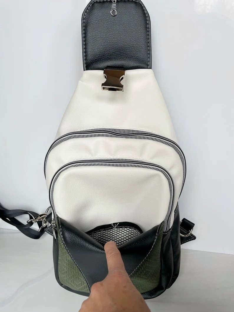 Wayfarer 2.0 Style 2 - Large Unisex Sling Backpack – Sew Modern Bags