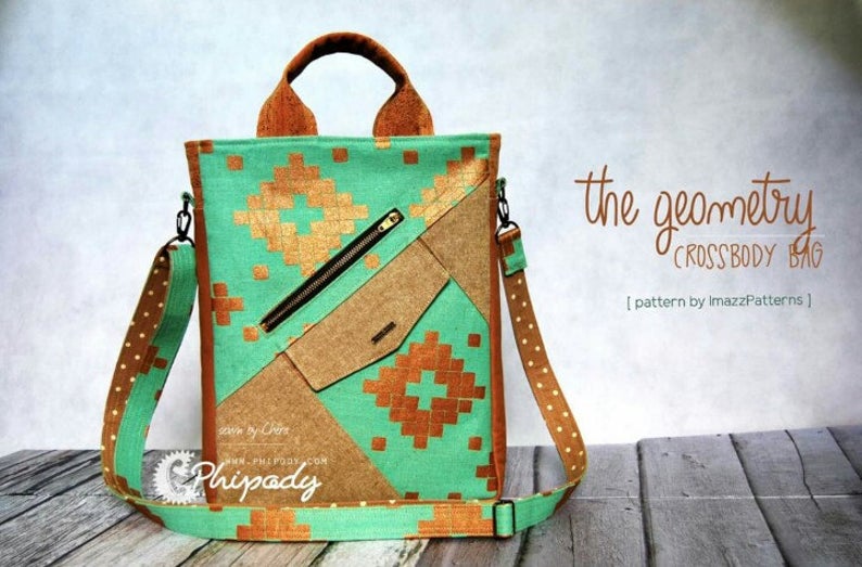 The Geometry Bag – Sew Modern Bags