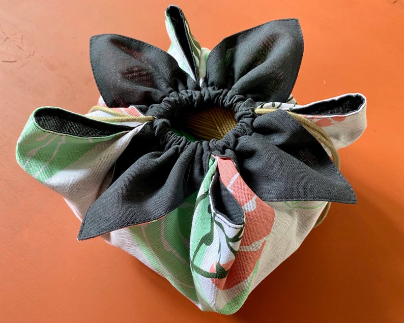 Flower Drawstring Pouch (3 sizes) – Sew Modern Bags