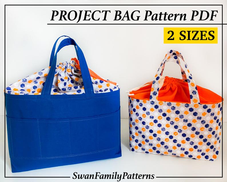 Project tote bag (2 sizes) – Sew Modern Bags