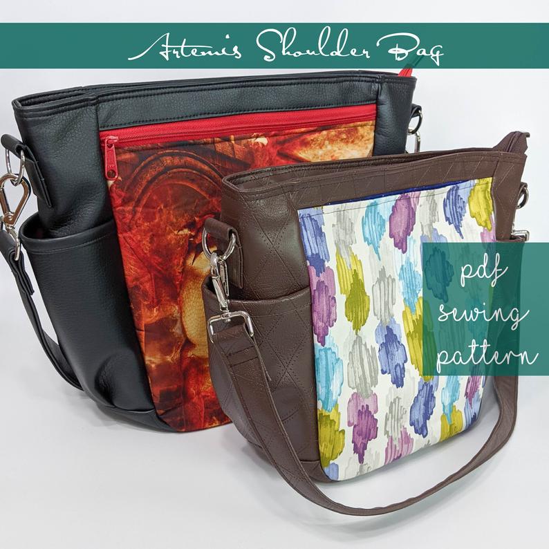 Artemis Shoulder Bag (2 sizes + video) – Sew Modern Bags