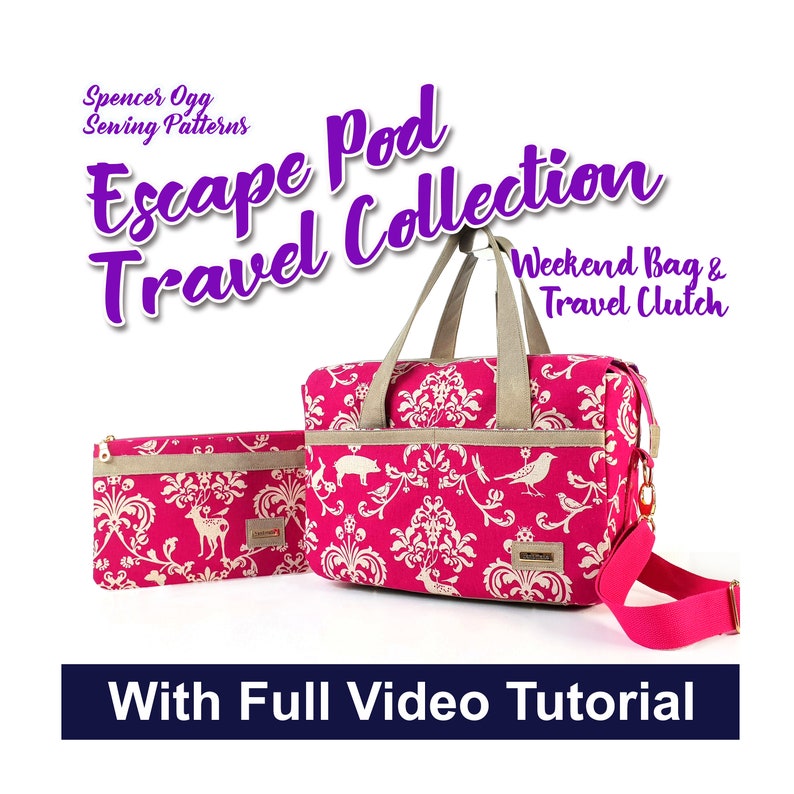 Escape Pod Travel Collection (Weekend Bag & Clutch Bag) - with videos ...