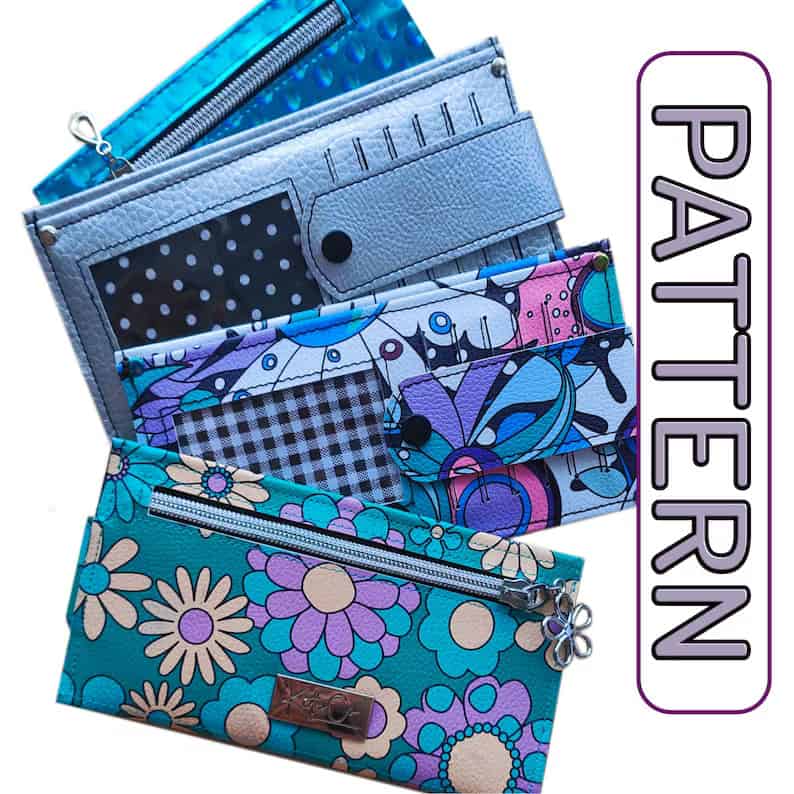 Sew Easy Wallet (3 sizes + video) – Sew Modern Bags