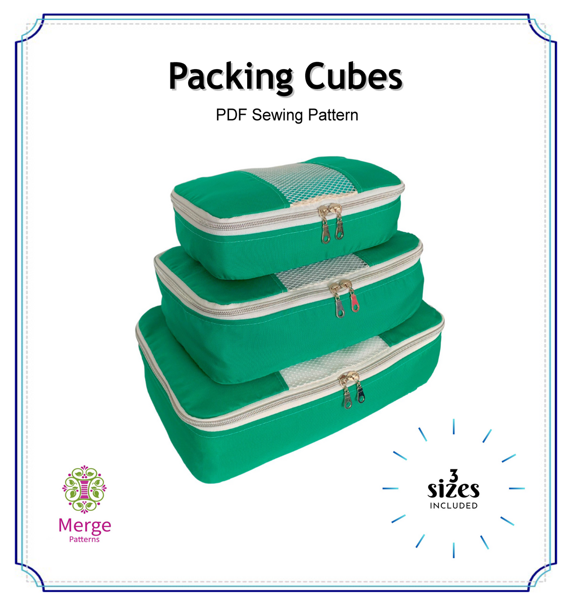 Packing Cubes Sewing Pattern – Sew Modern Bags