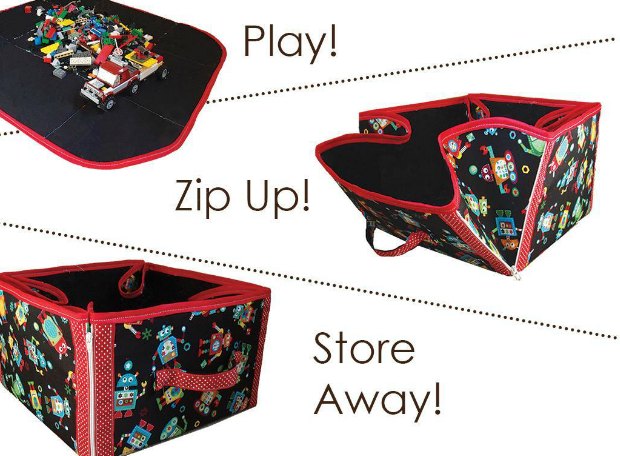 Play and Store in 2 sizes – Sew Modern Bags